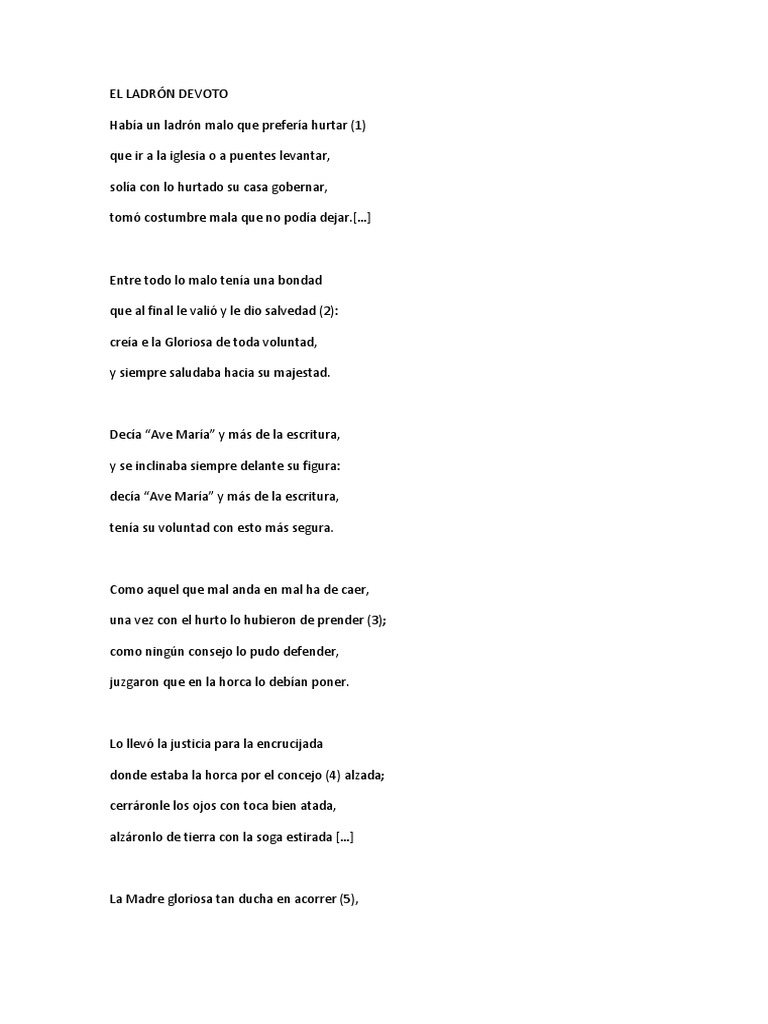 El Ladrón Devoto | PDF