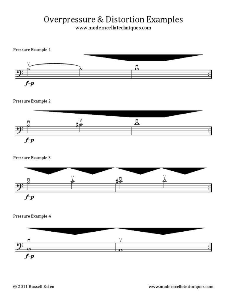 Overpressure & Distortion Examples: Pressure Example 1 | PDF