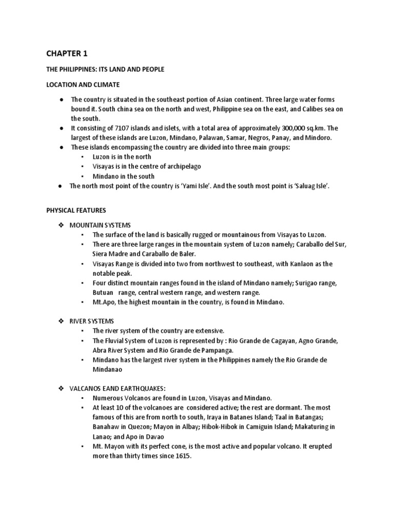 The Philippines | PDF | Mindanao | Luzon