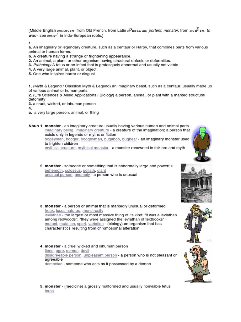 Monsters in Tempest | PDF | The Tempest | Monsters