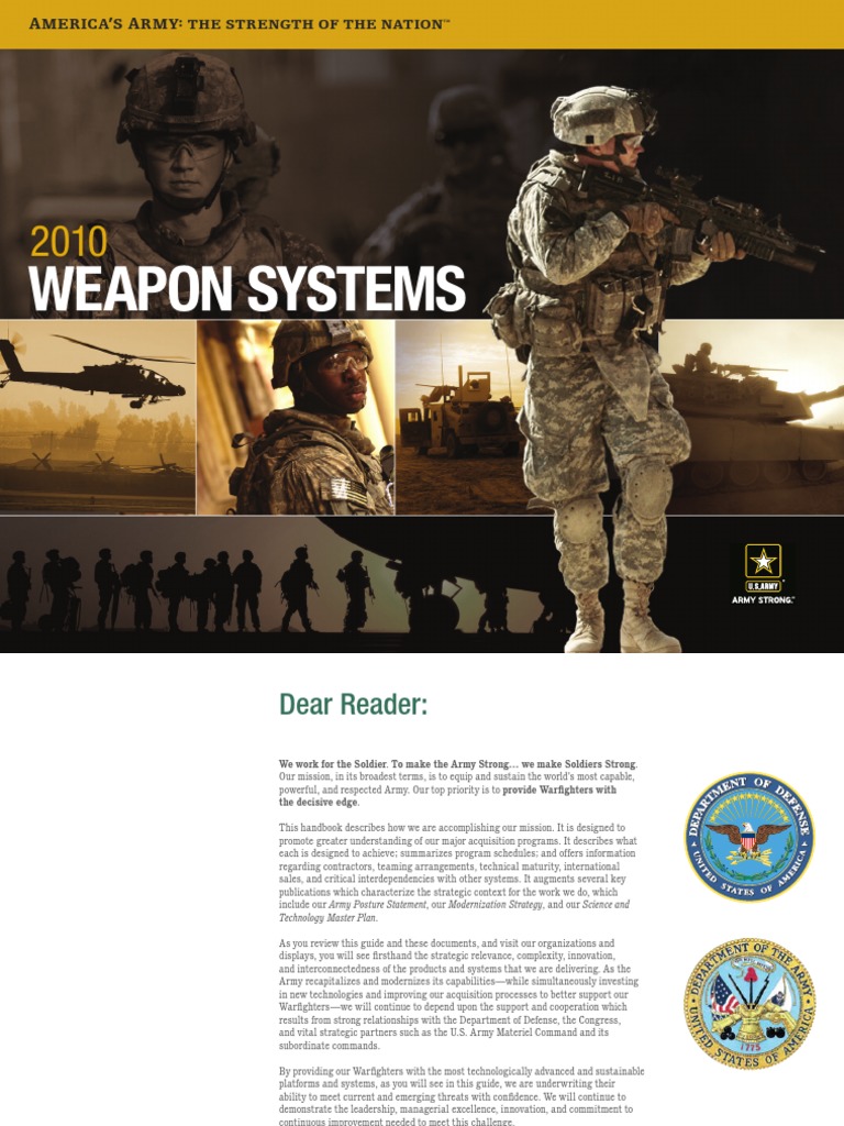 2010 Army Weapons System | PDF