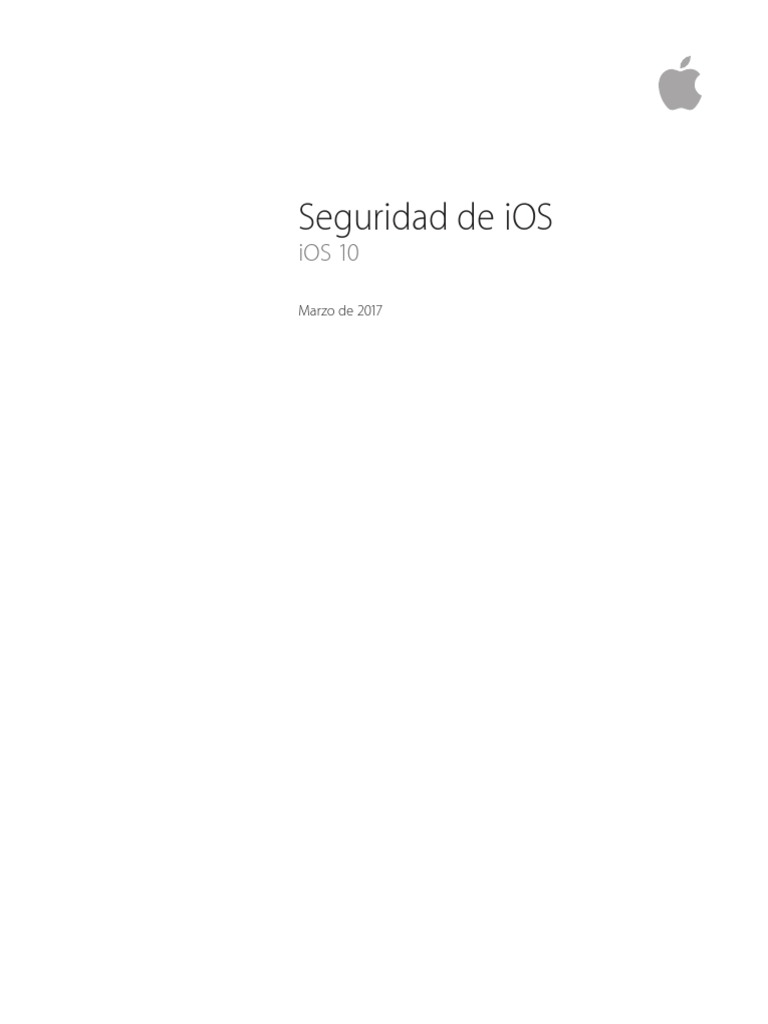 IOS Security Guide | PDF | Ios | Clave (criptografía)