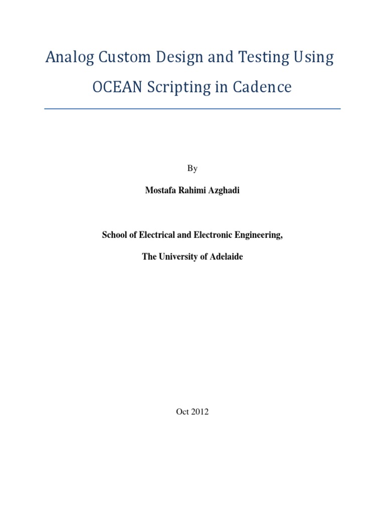 OCEAN Mostafa Rahimi Adelaide | PDF | Scripting Language | Simulation