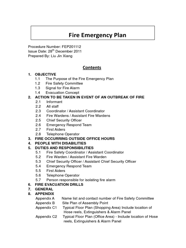 Fire Safety Protocol for Staff | PDF | Firefighting | Emergency Evacuation