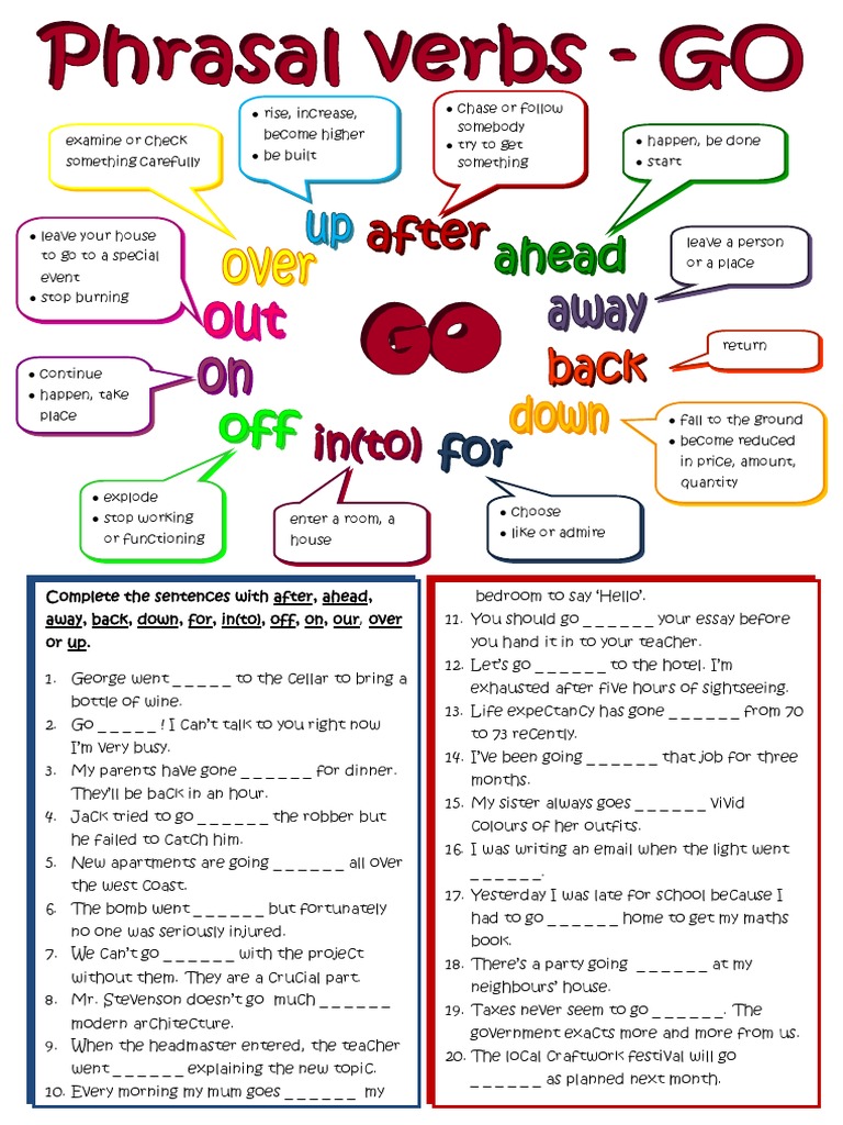 Phrasal Verbs Go