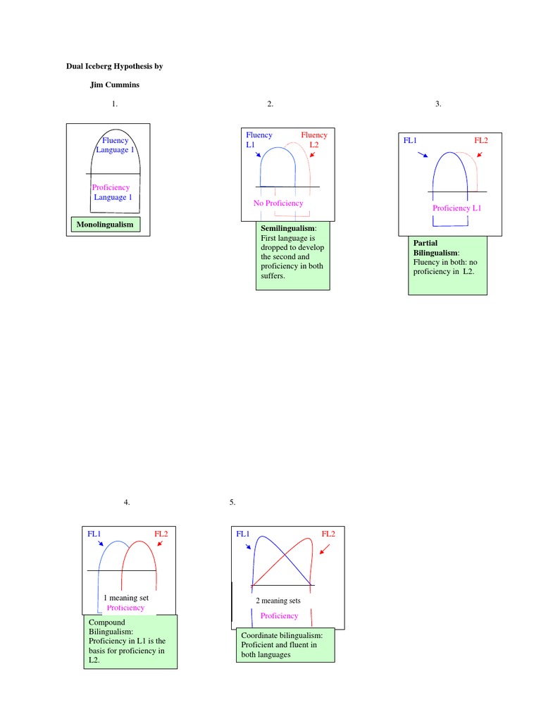 Dual Iceberg Hypothesis Overview | PDF | Fluency | Multiculturalism