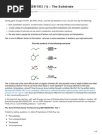 SN1 SN2 E1 E2 Cheat Sheet | PDF