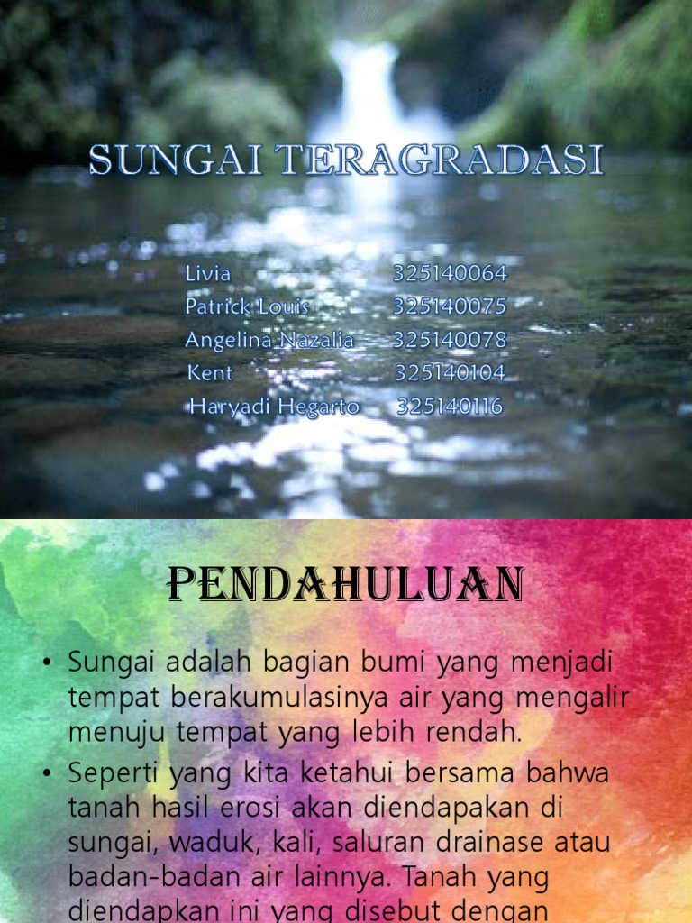 Proses dan Penyebab Terjadinya Agradasi pada Sungai | PDF