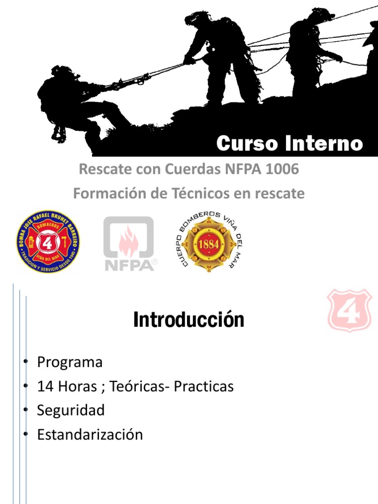 Rescate Con Cuerdas Nfpa 1006 | PDF | Cuerda | Bienes manufacturados