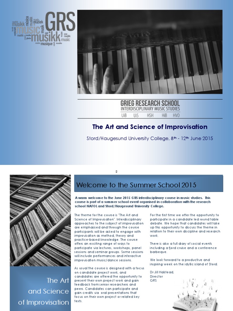 Grs Brochure June 2015 | PDF | Musicology | Doctor Of Philosophy