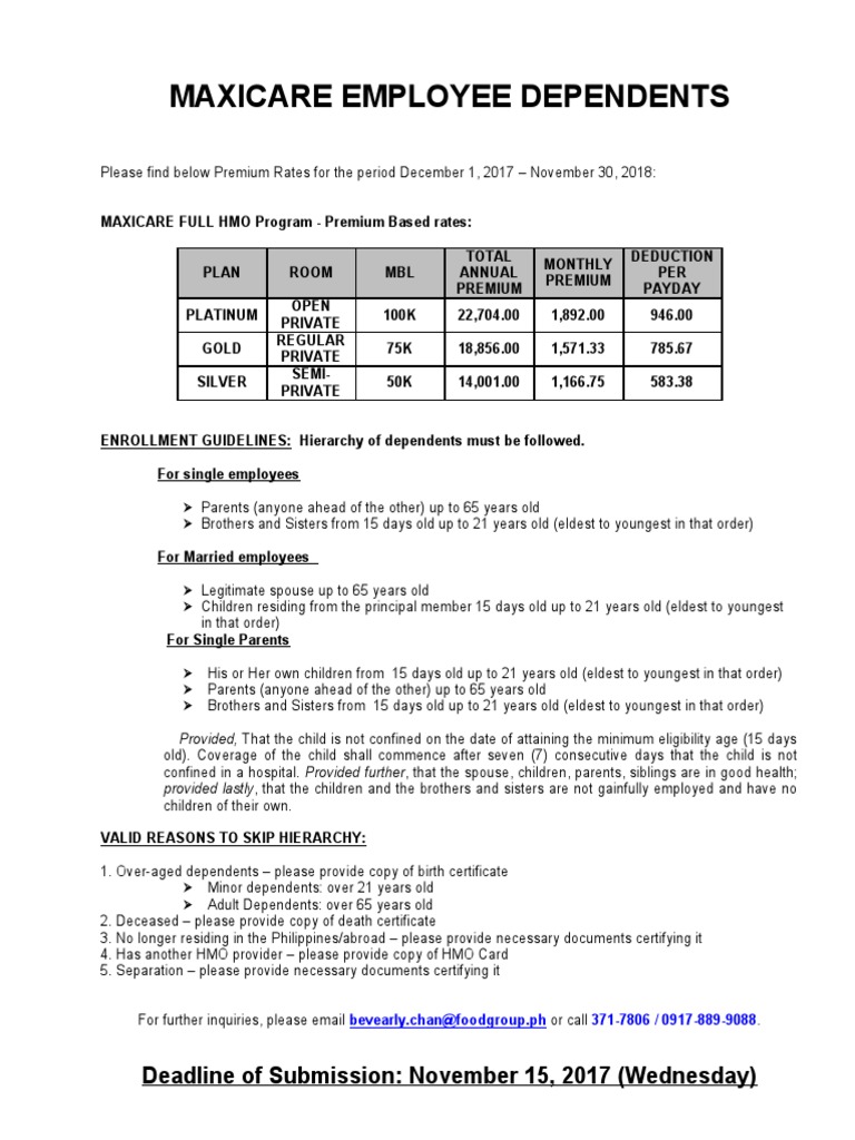Dependents Enrollment Form PDF | PDF | Sibling | Social Institutions
