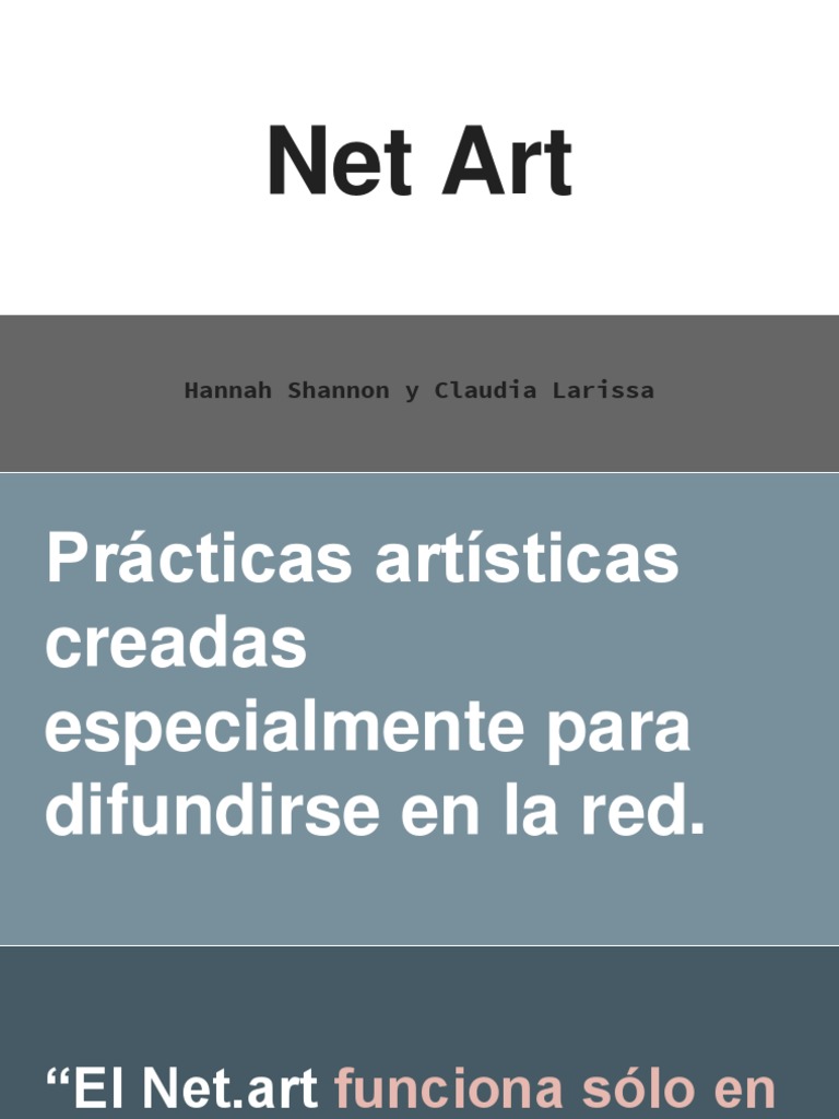 Net Art | PDF | Ascii | Internet