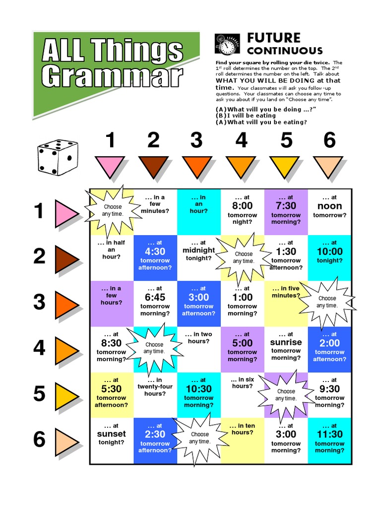 (BG) Future Continuous Board Game 01 | PDF | Scientific Observation ...