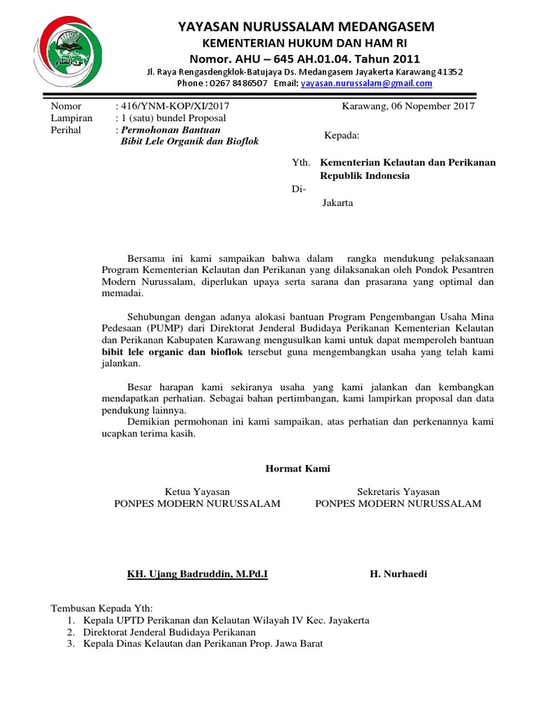 Surat Proposal | PDF