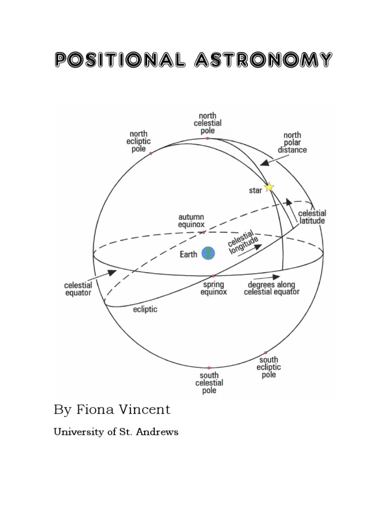Positional Astronomy, Vincent | PDF | Trigonometric Functions | Sine