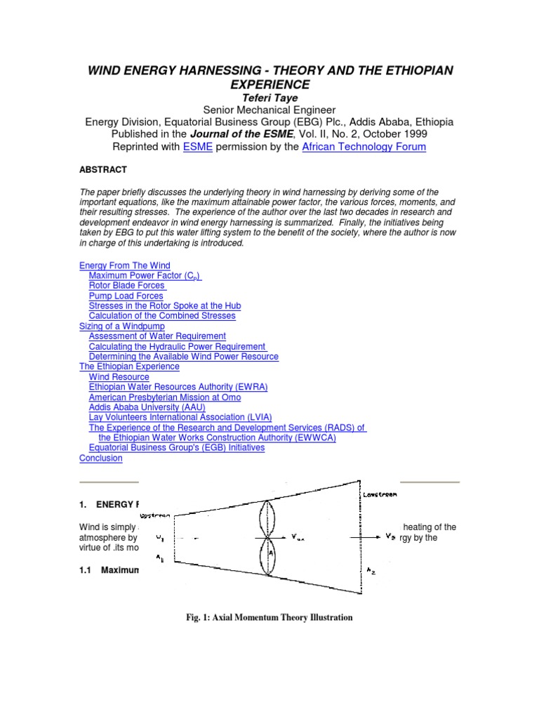 Wind | PDF | Turbine | Wound