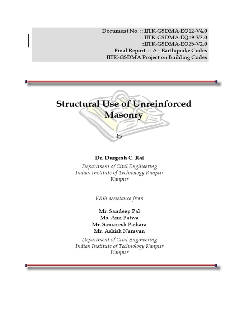 Brick Masonry Walls Book PDF | PDF | Masonry | Brick