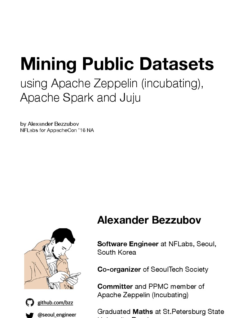 Mining Public Datasets | PDF | Apache Spark | Apache Hadoop