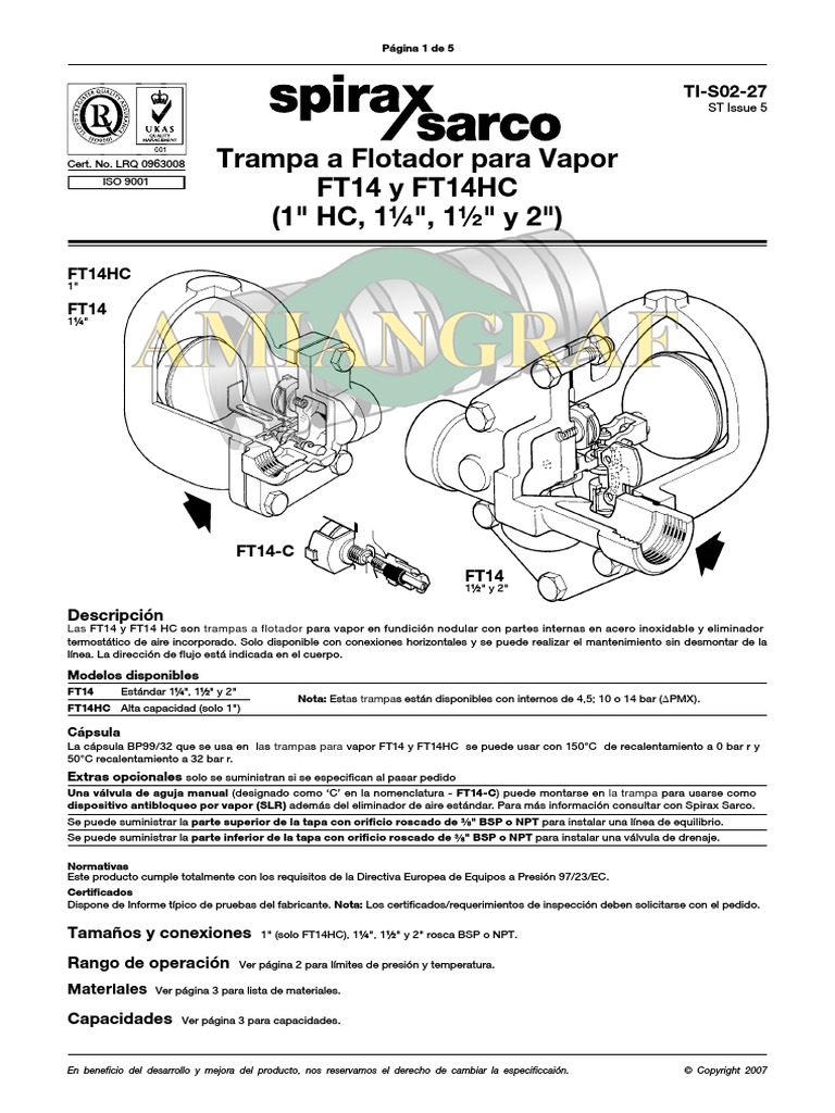 FT14 14HC | PDF | Materiales | Science