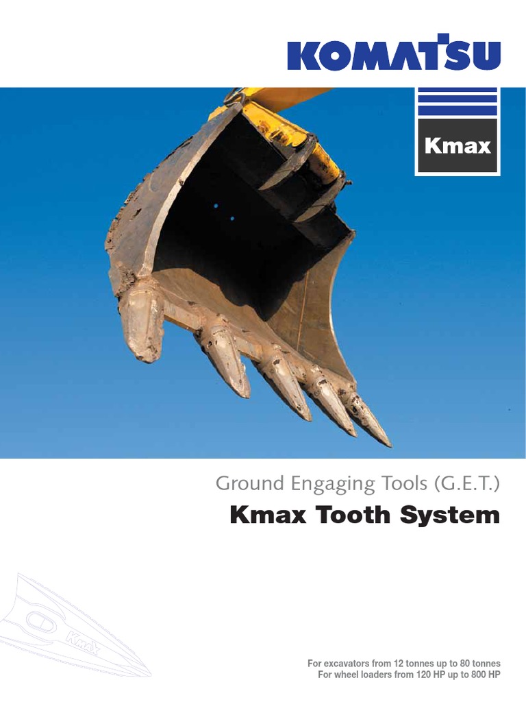 Dientes Komatsu PDF | PDF | Tooth | Loader (Equipment)