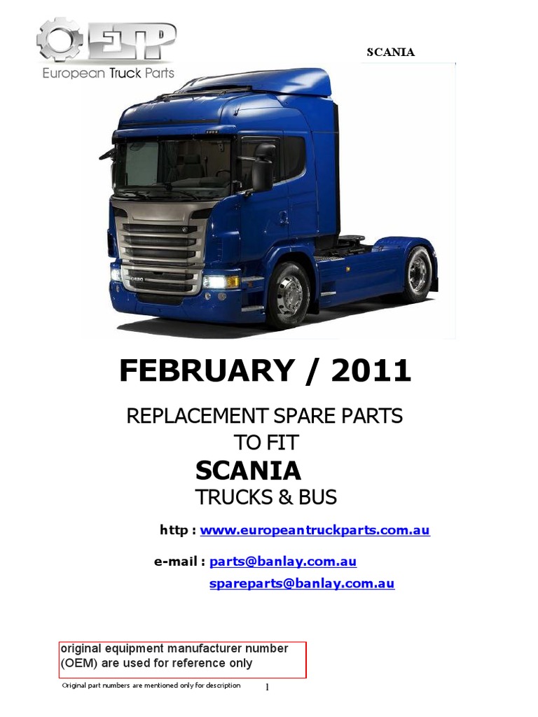 Scania-catalogo.pdf | Truck | Manual Transmission