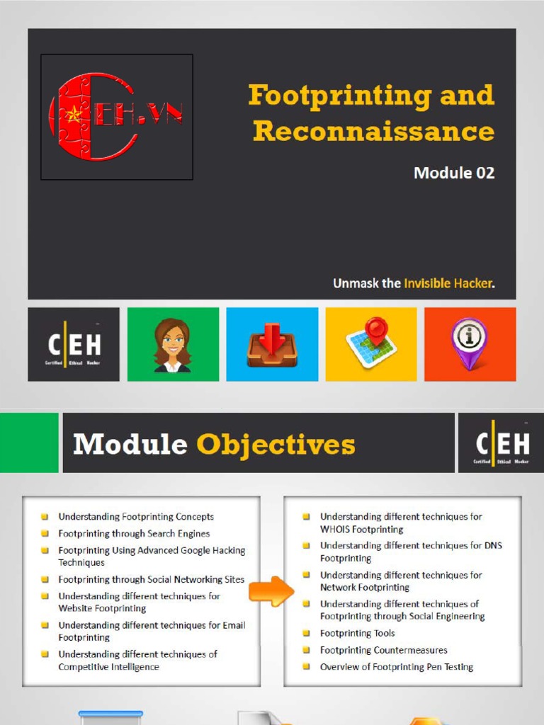 CEH Module 02 - Footprinting and Reconnaissance | PDF
