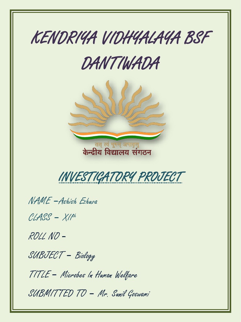 Ashish Biology Investigatory Project Class 12 | PDF | Algae Fuel ...