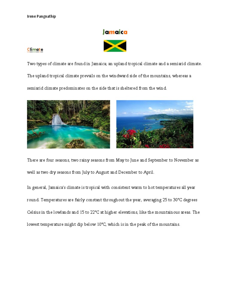 Jamaica | PDF | Jamaica | Climate