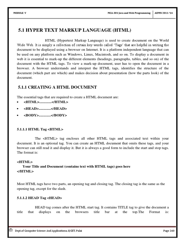Module 5 | PDF | Dynamic Web Page | Html Element