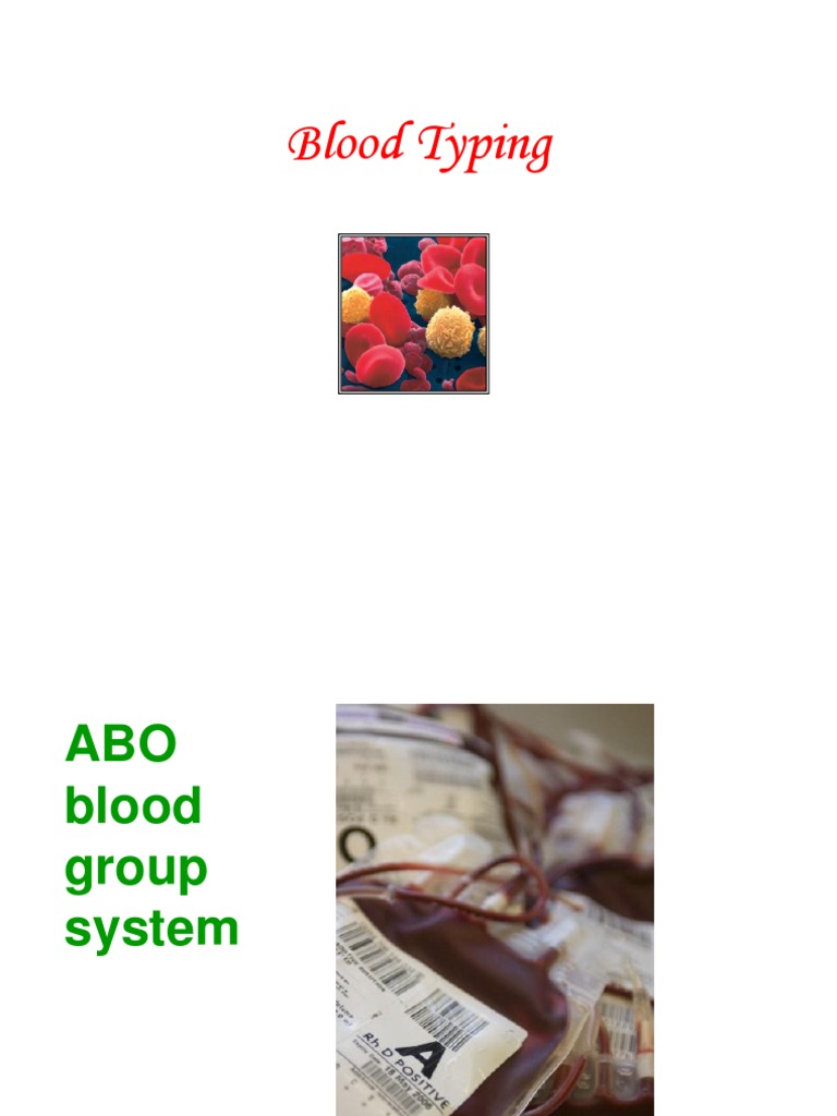Blood Basics | PDF | Blood Type | Pathology