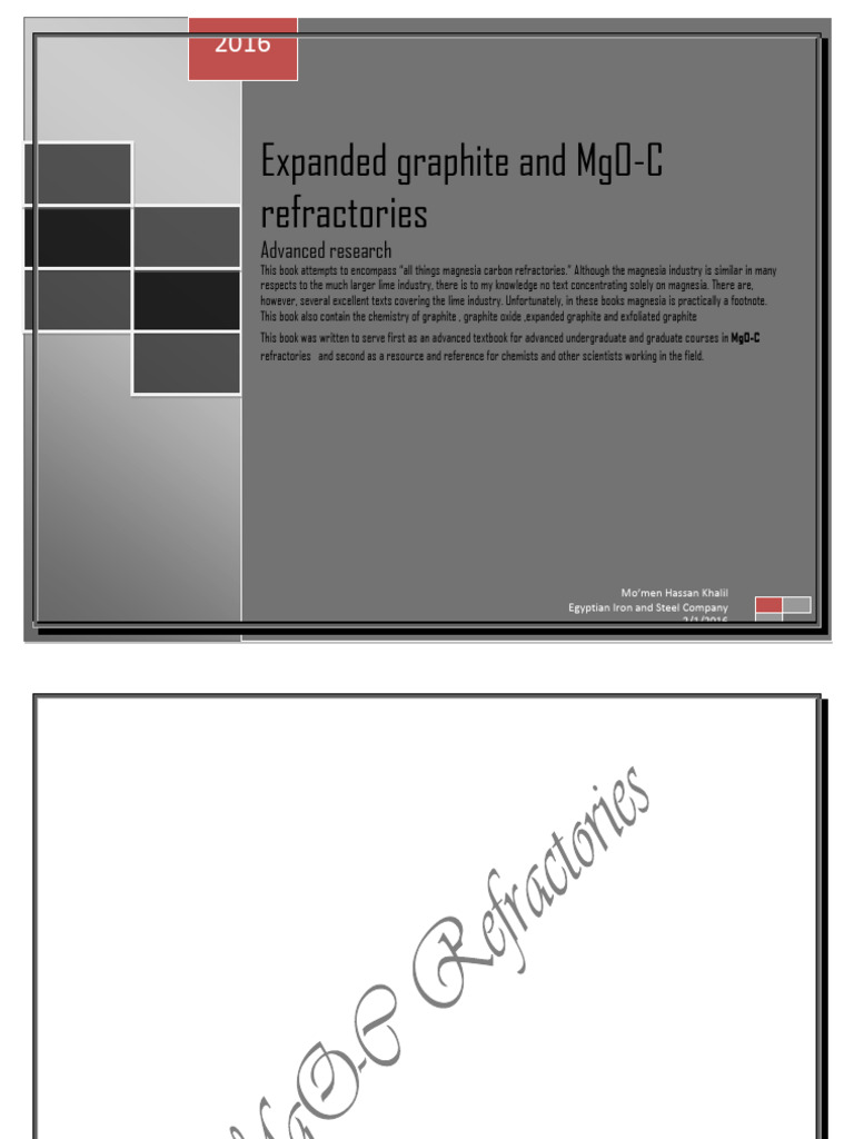 Graphite and Magnesia Carbon Refractories | PDF | Refractory | Graphite