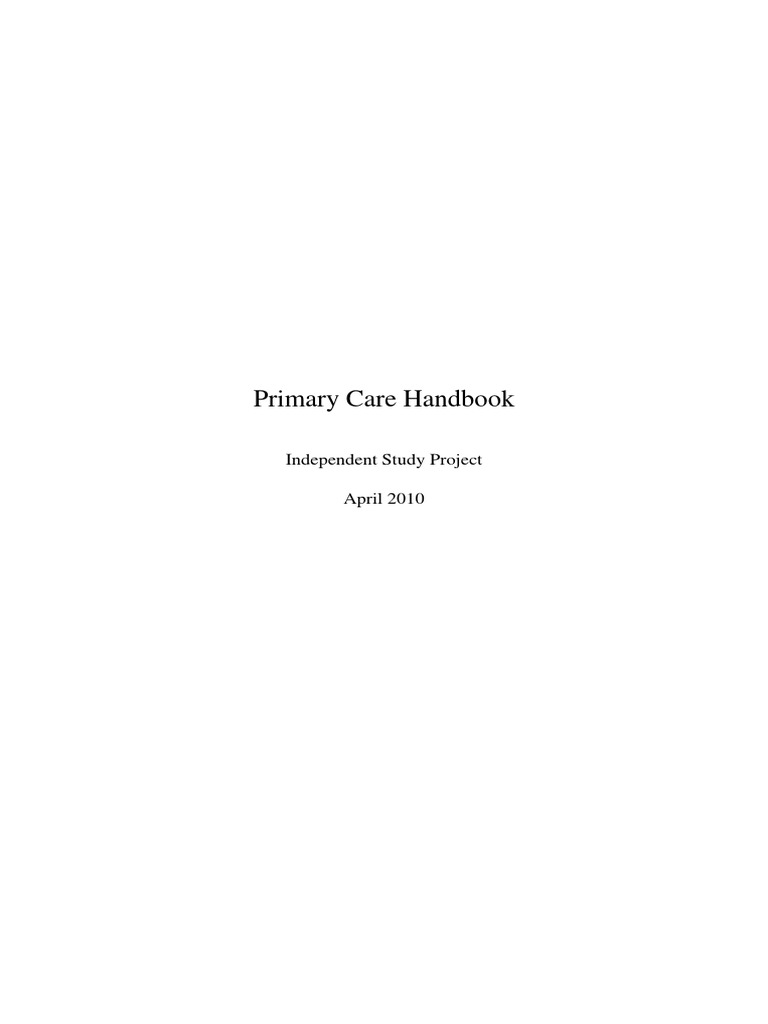 PCC Handbook | PDF | Hypertension | Coronary Artery Disease