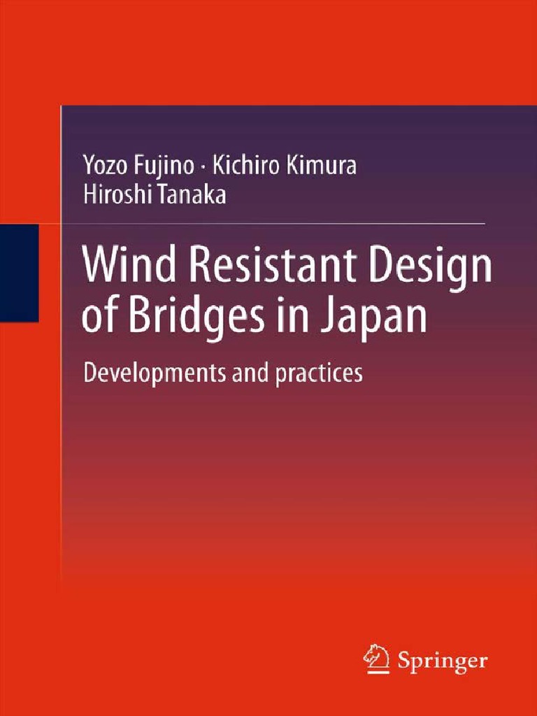 Wind Resistant Design of Bridges in Japan | PDF | Wind Tunnel ...