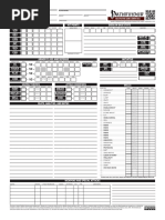 The Improved Pathfinder Character Sheet | PDF | Role Playing Games ...