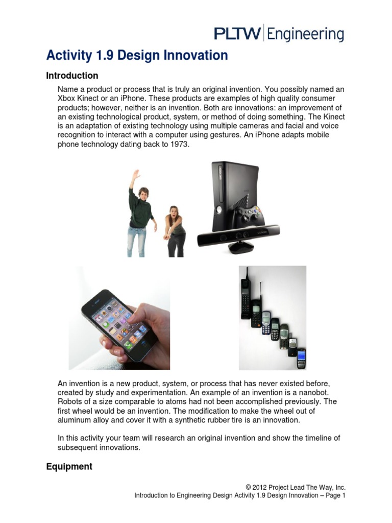 1.9.A DesignInnovation | PDF | Invention | Innovation