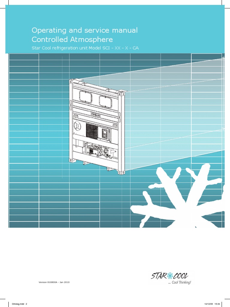 Operating and Service Manual Controlled Atmosphere: Star Cool ...