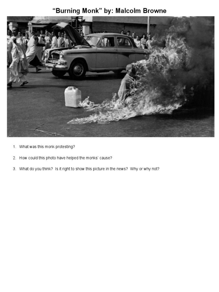 "Burning Monk" By: Malcolm Browne | PDF