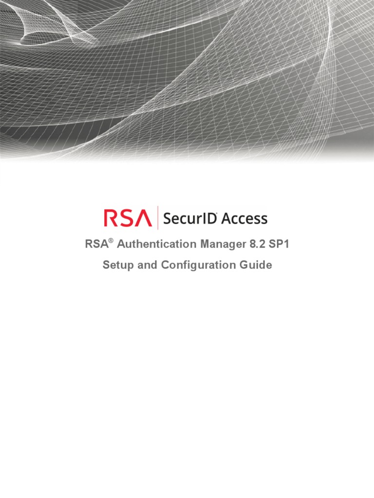 Rsa Authentication Manager 8.2 SP1 Setup Config Guide | PDF | Hyper V | V Mware