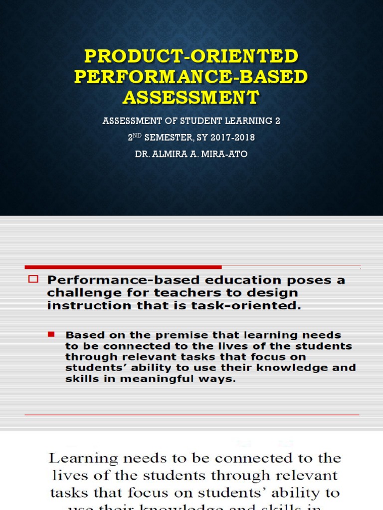 product-oriented-performance-based-oriented-rubric-academic