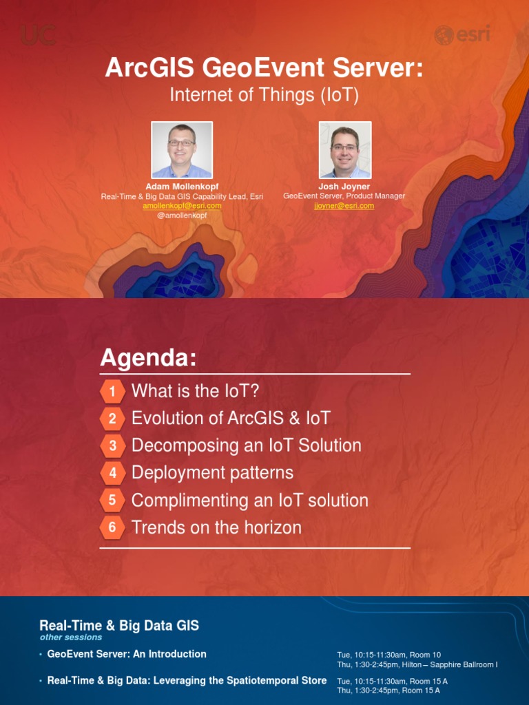 Arcgis Geoevent Server:: Internet of Things (Iot) | PDF