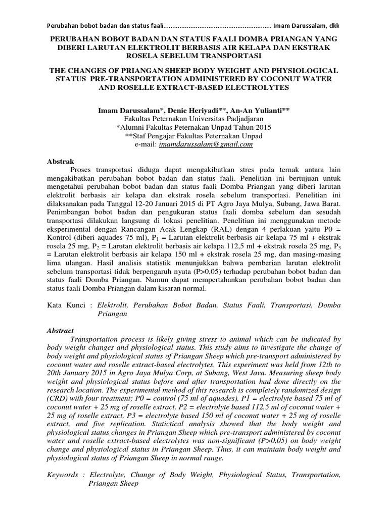 Jurnal Faali Domba | PDF