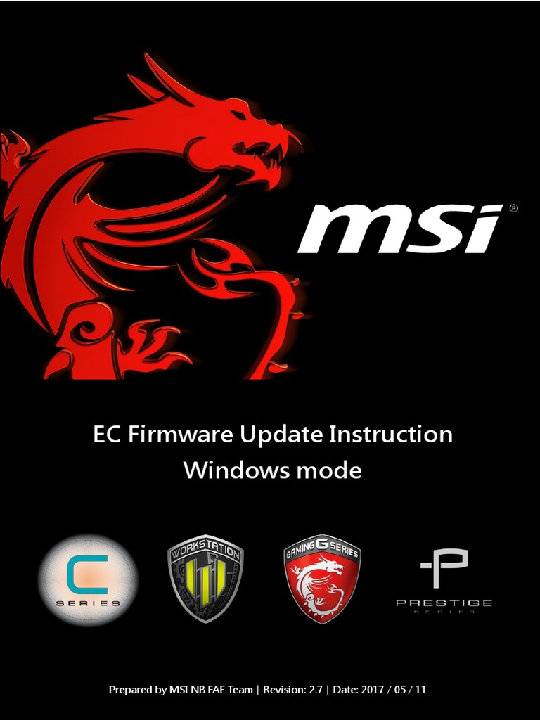 EC Firmware Update SOP For Windows en | PDF | Laptop | Personal Computers