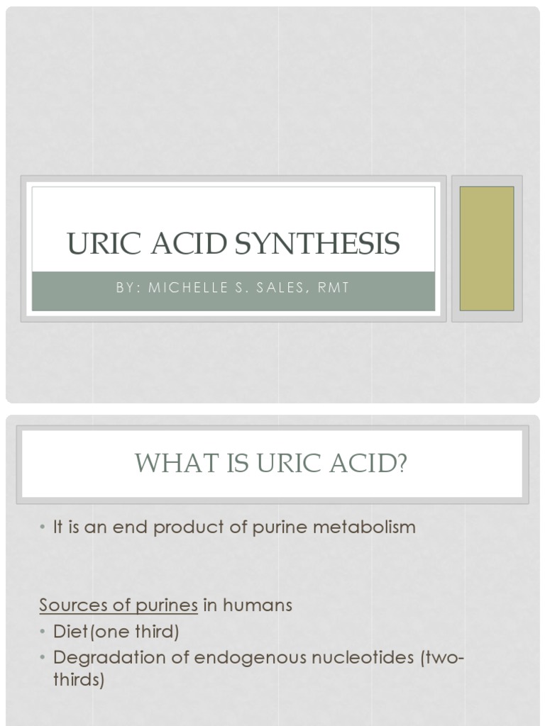 Uric Acid Synthesis | Nucleotides | Biochemistry