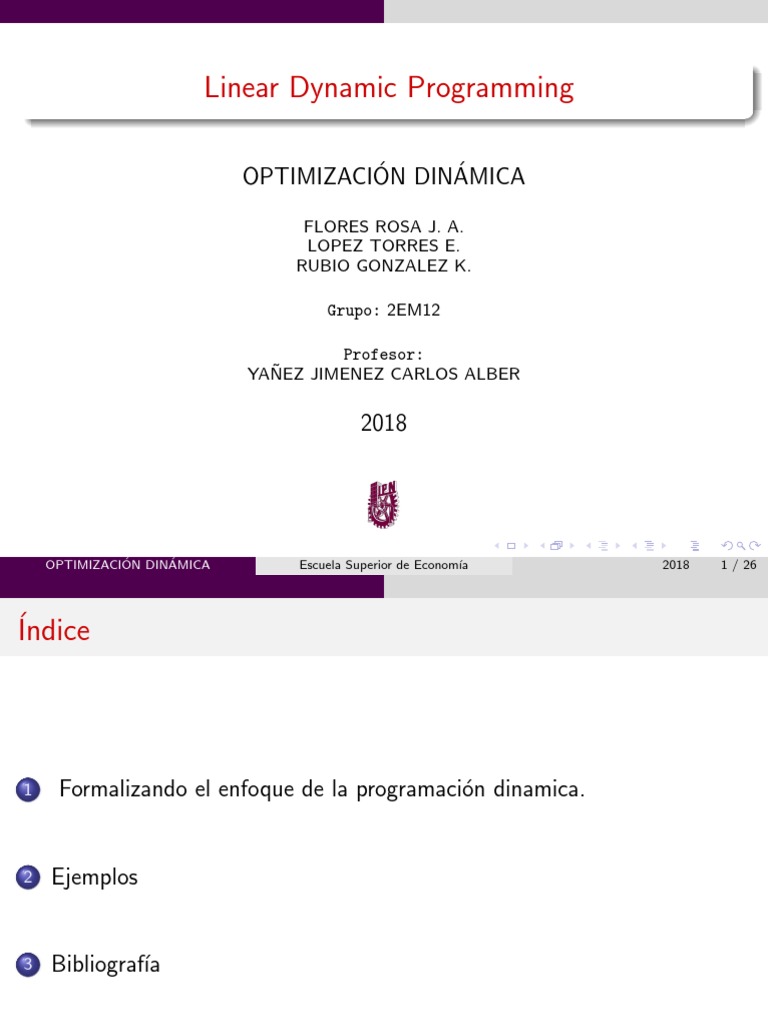 Programación Dinámica (Introducción) | PDF | Programación dinámica ...