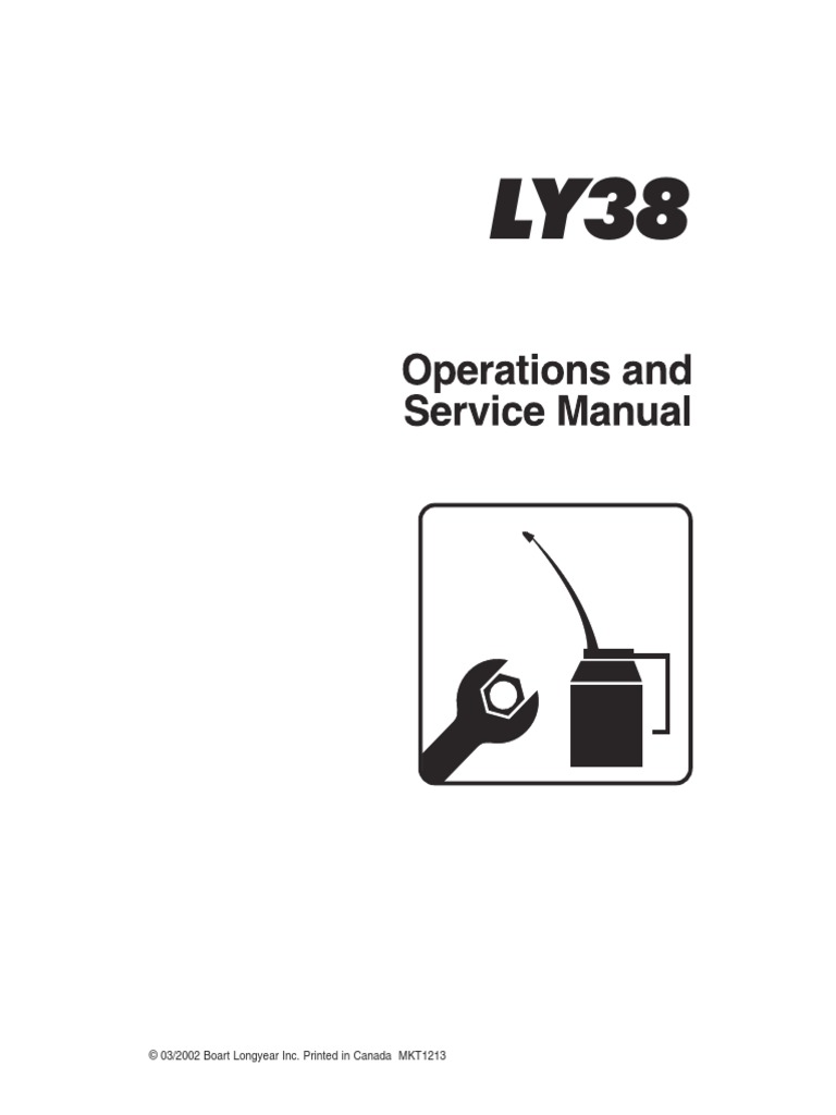 LY38 Ops Manual PDF | PDF | Clutch | Transmission (Mechanics)