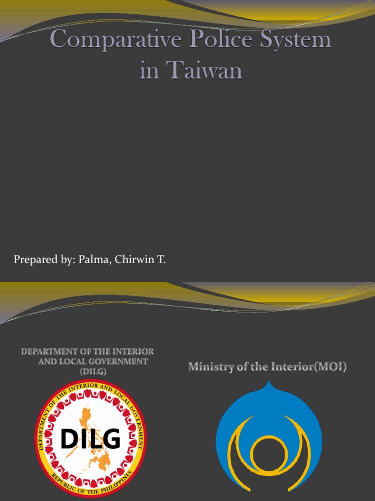 TAIWAN Comparative Police System | Download Free PDF | Justice | Crime ...