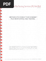 Method Statement For Piling Work (Edited) | PDF | Deep Foundation | Safety