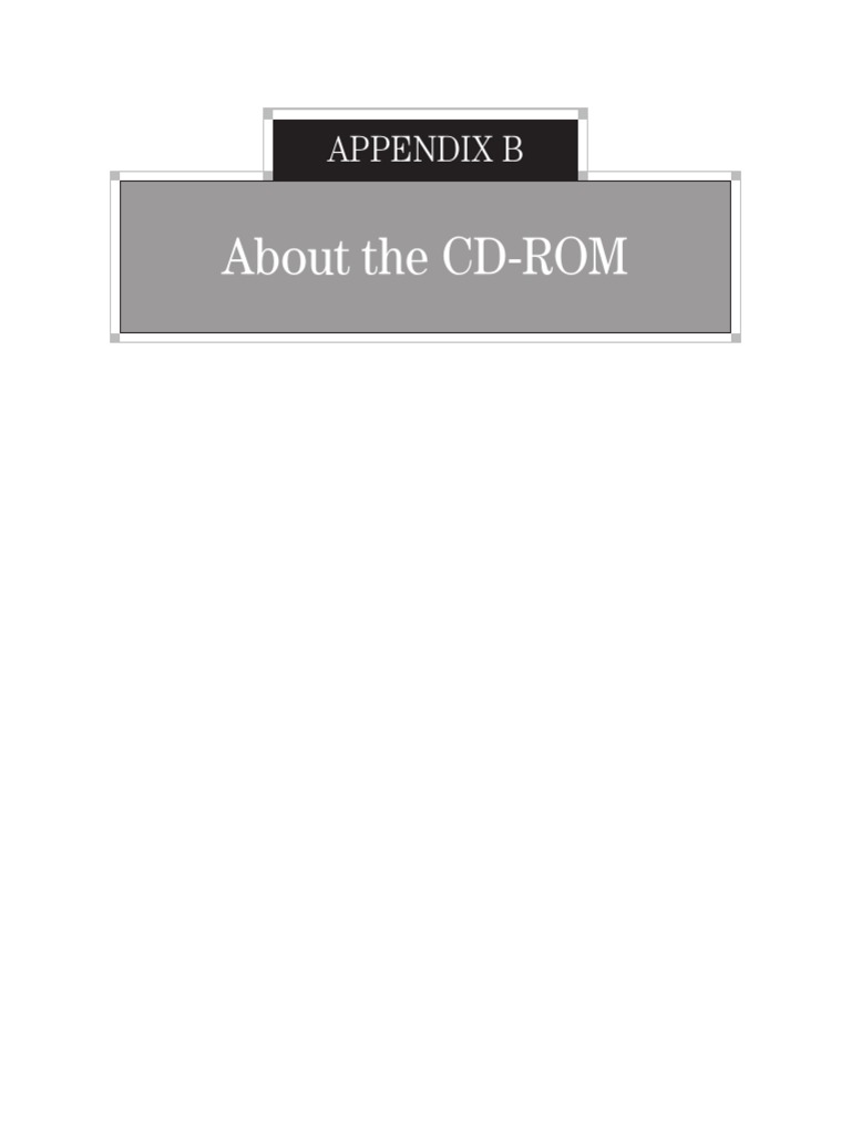 Appendix B | PDF | Portable Document Format | Microsoft Windows