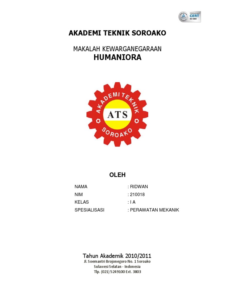 Makalah Humaniora PDF | PDF