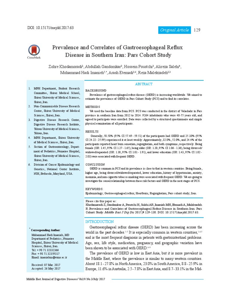 Jurnal 3 | PDF | Gastroesophageal Reflux Disease | Heartburn